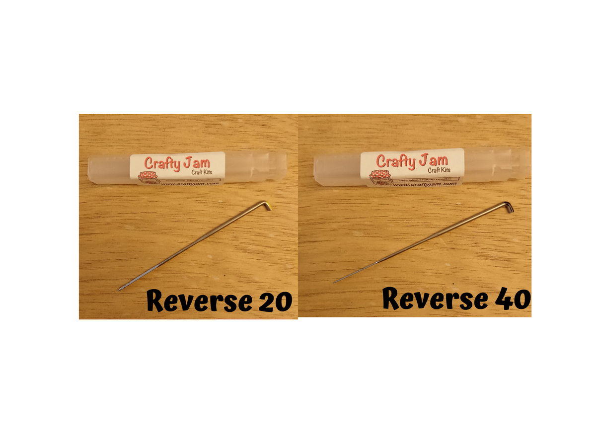Complete Set of 13 Specialist Technical Felting Needles Reverse, Crown ...